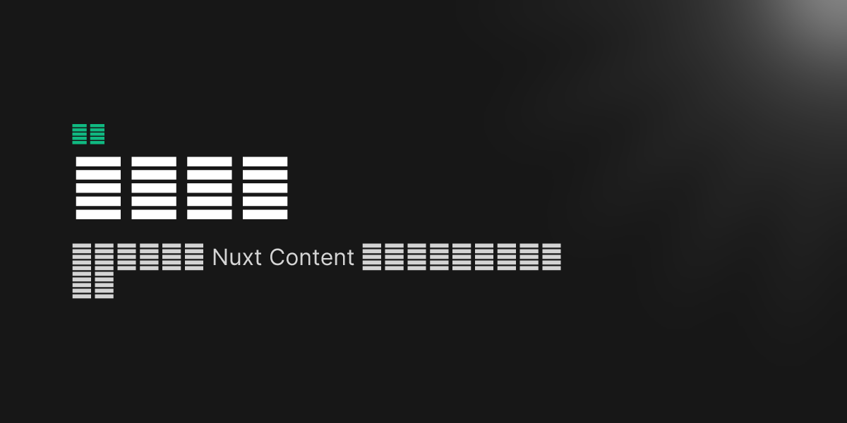 集合类型 - Nuxt Content 中文文档